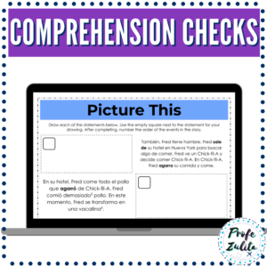 Spanish Story: El Anuncio | Conocer + Salir de | Made By Teachers