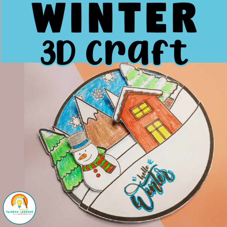 Winter Craft | Winter Craftivity | Winter Activity | Made By Teachers