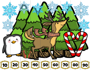 Christmas Winter Skip Counting Puzzles! Skip Count - Made By Teachers