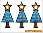 2D Shapes Christmas Puzzle Match Math Game! Winter - Made By Teachers