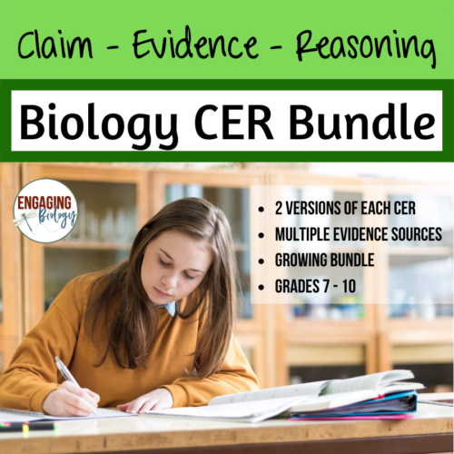 Biology CER Bundle - Made By Teachers