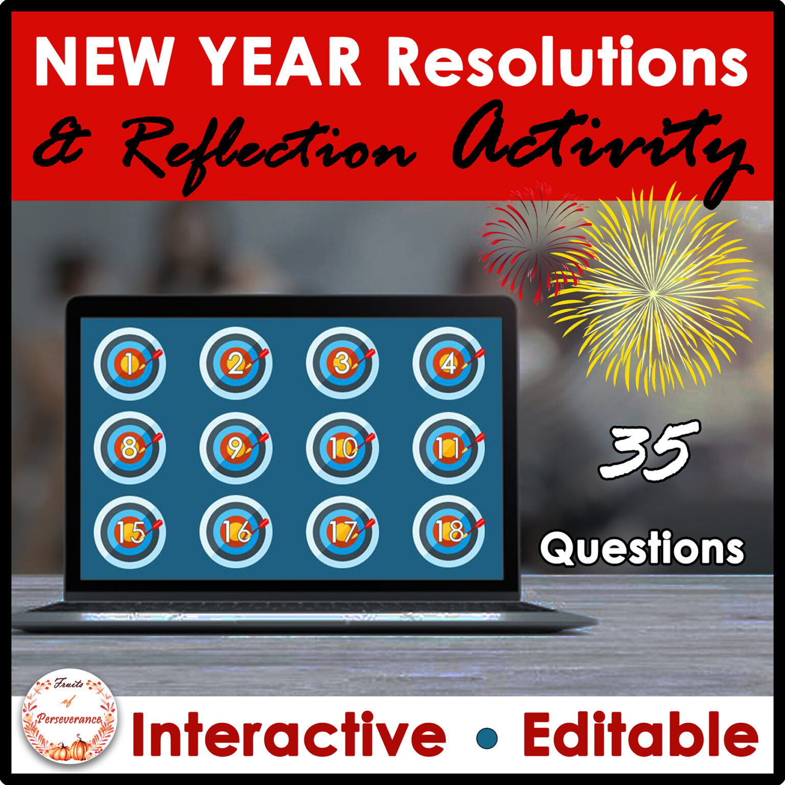 New Year Resolutions and Reflection Game - Made By Teachers