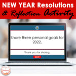 New Year Resolutions and Reflection Game - Made By Teachers