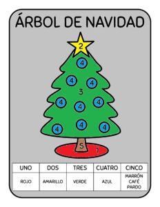 Árboles de Navidad - Spanish Christmas Trees - Made By Teachers