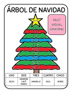 Árboles de Navidad - Spanish Christmas Trees - Made By Teachers