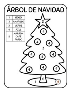 Árboles de Navidad - Spanish Christmas Trees - Made By Teachers