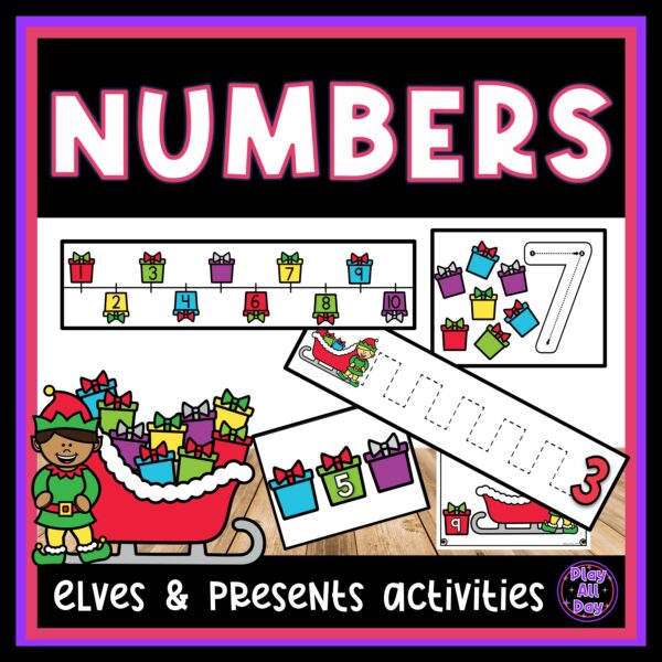 Christmas Numbers 1 to 10 Activities - Gifts | Made By Teachers
