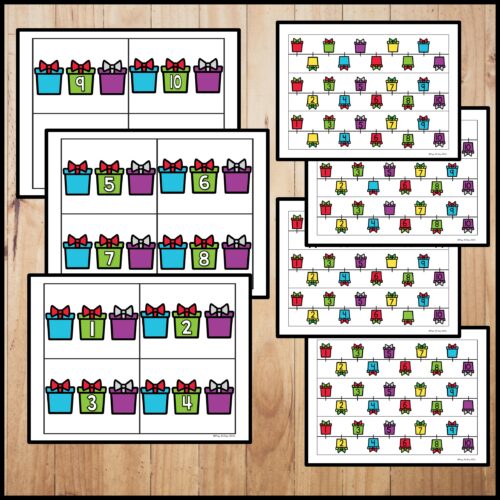 Christmas Numbers 1 to 10 Activities - Gifts | Made By Teachers