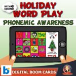 Christmas Phonemic Awareness Activities Boom Cards | Made By Teachers