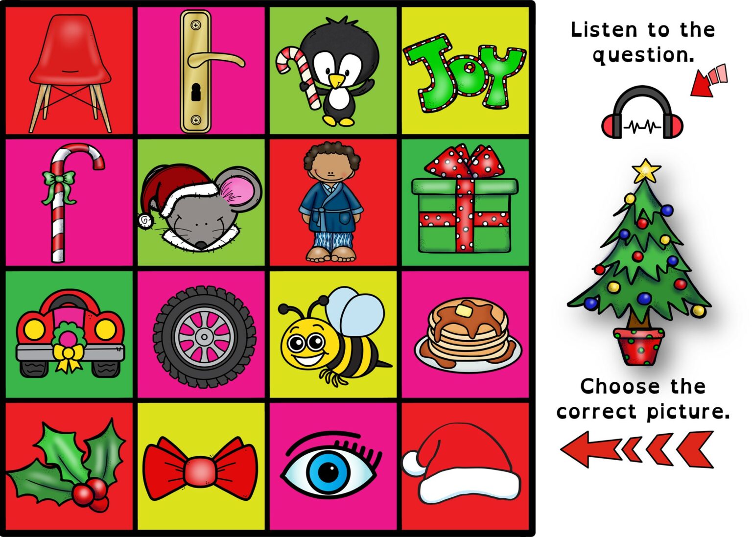 Christmas Phonemic Awareness Activities Boom Cards | Made By Teachers