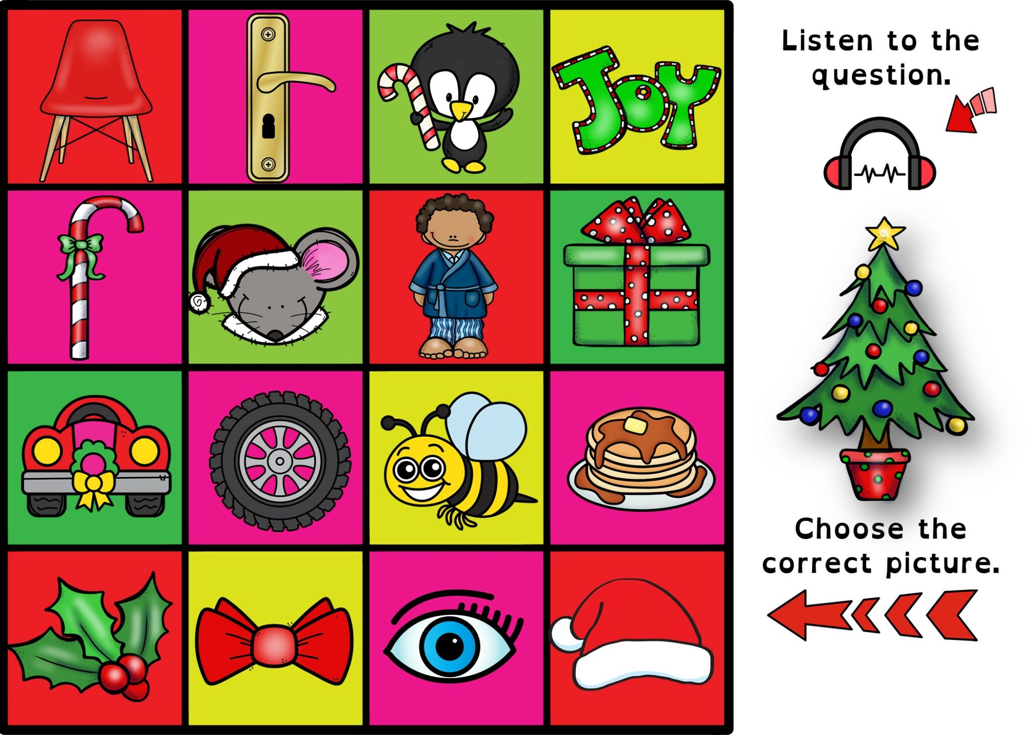 Christmas Phonemic Awareness Activities Boom Cards | Made By Teachers