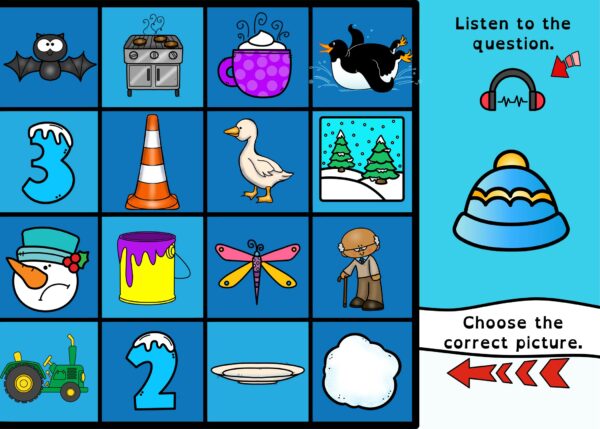 Winter Phonemic Awareness Activities Boom Cards | Made By Teachers