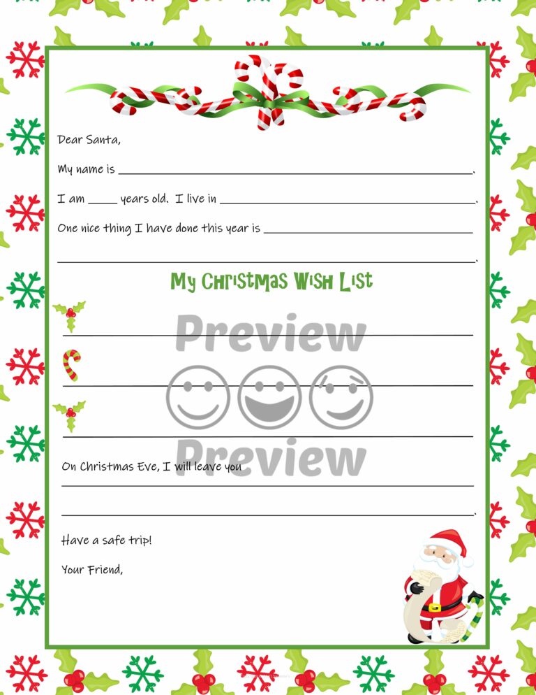Letters to Santa - Made By Teachers