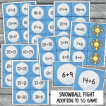 WINTER Write the Room Addition Graphs Long Vowels | Made By Teachers