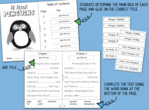 PENGUINS Interactive Reading Comprehension - Made By Teachers