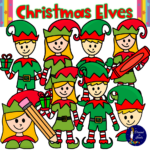 Christmas Elves Clip Art - Made By Teachers