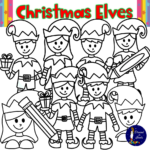 Christmas Elves Clip Art - Made By Teachers