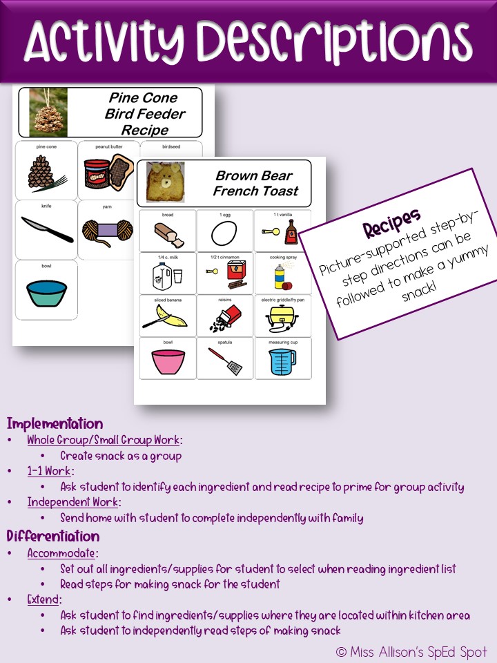 Forest Animals Thematic Unit for Elementary SpEd - Made By Teachers