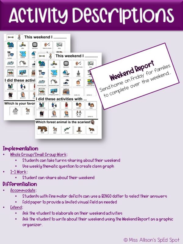 Forest Animals Thematic Unit for Elementary SpEd | Made By Teachers