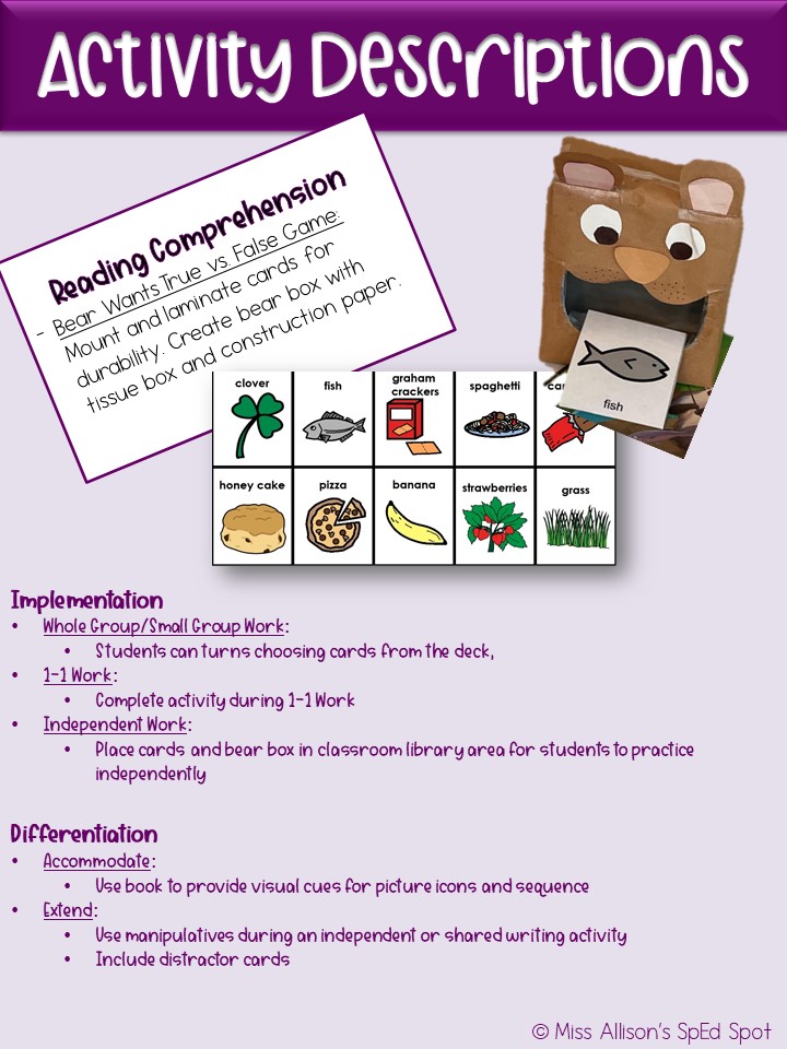 Forest Animals Thematic Unit for Elementary SpEd - Made By Teachers