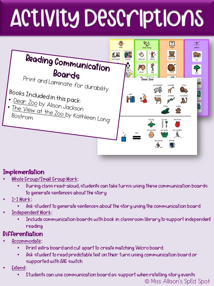 Zoo Animals Thematic Unit for Elementary SpEd | Made By Teachers