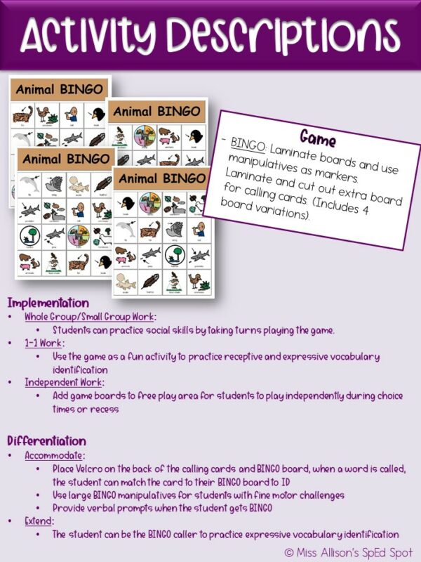 Animal Traits and Food Chains Thematic Unit | Made By Teachers