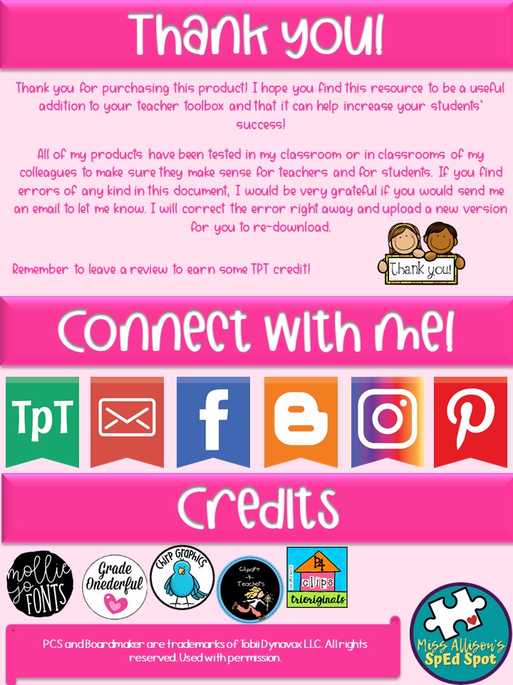 Dear Zoo Book Supports for Special Education | Made By Teachers