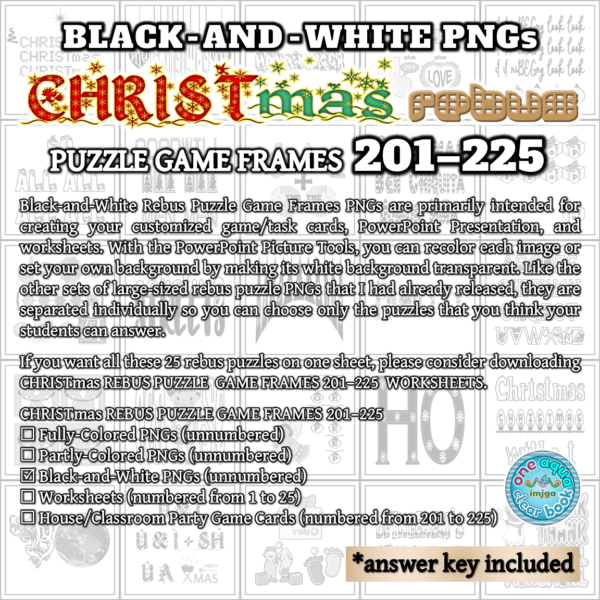 Rebus Puzzle Game Card Frames 1 to 100 - Made By Teachers