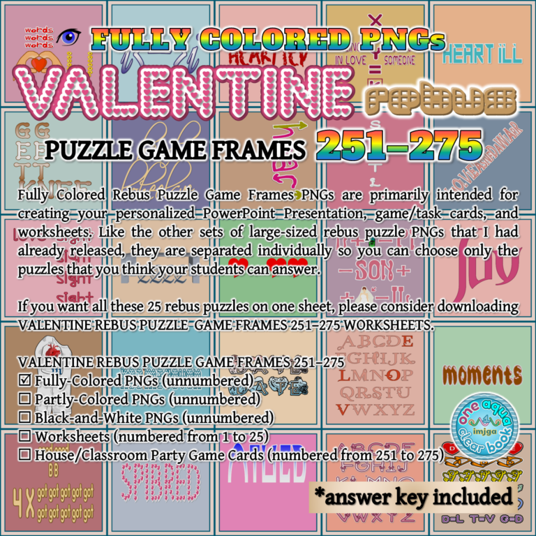 CHRISTMAS Rebus Puzzle Party Game Cards 201–225 - Made By Teachers