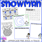Alphabet Tracing - Snowman - Made By Teachers