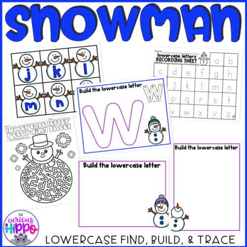 Alphabet Tracing - Snowman | Made By Teachers