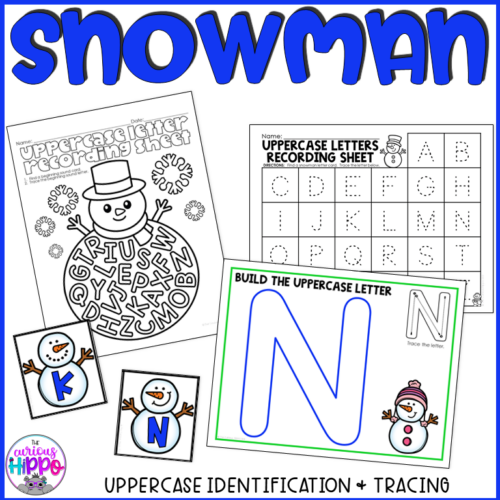 Alphabet Tracing - Snowman | Made By Teachers