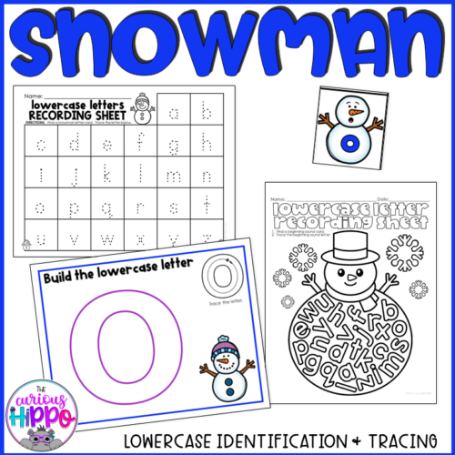 Alphabet Tracing - Snowman | Made By Teachers