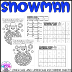 Beginning Sounds Match - Snowman | Made By Teachers