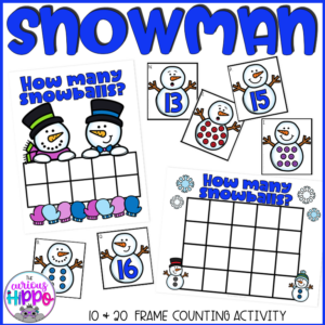 Snowman Numbers 0-20 practice - Made By Teachers