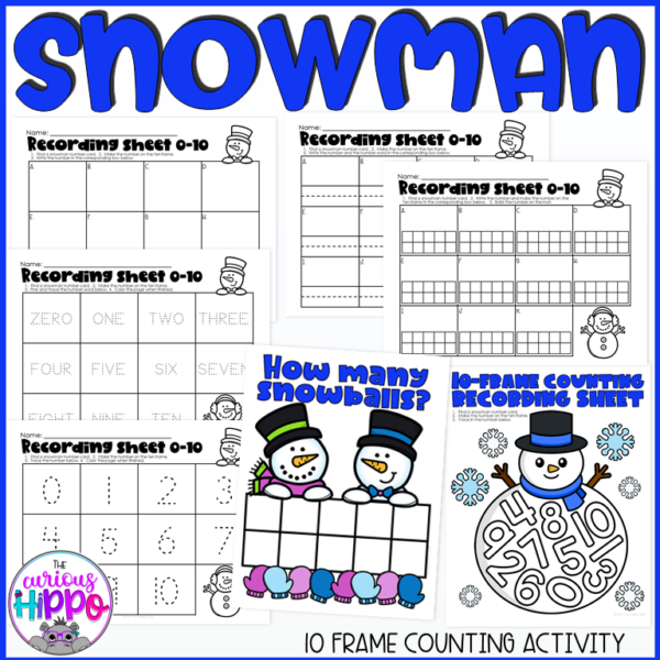 Snowman Numbers 0-20 practice - Made By Teachers