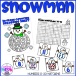 Snowman Numbers 0-20 practice - Made By Teachers