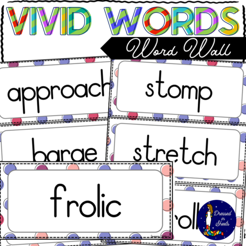 Vivid Words Word Wall Set - Made By Teachers