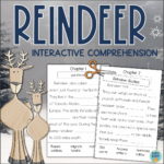 REINDEER Interactive Reading Comprehension Book - Made By Teachers