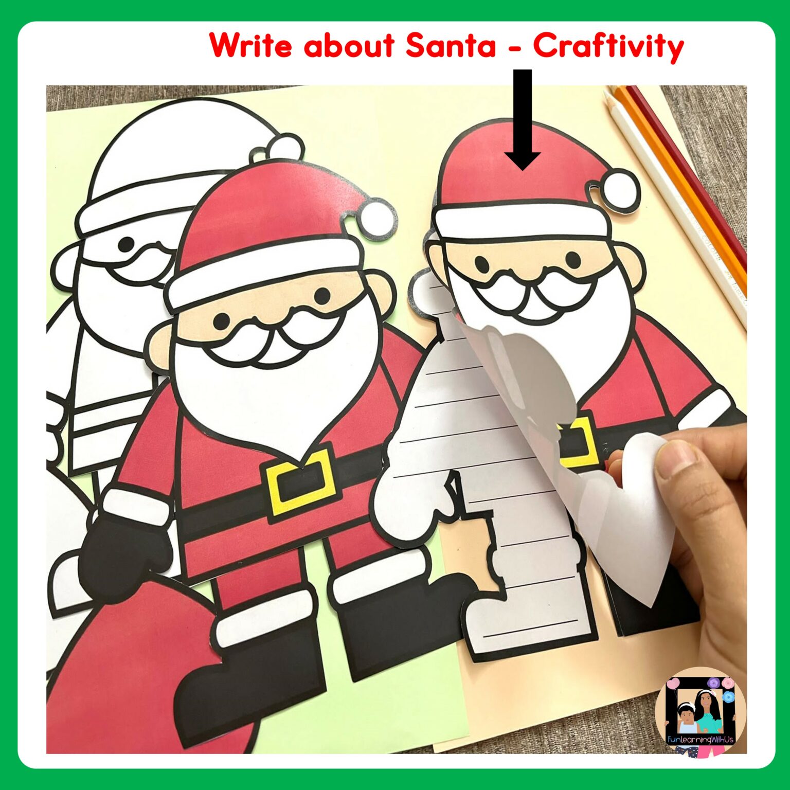 Letter to Santa | Build a Santa Craft & Craftivity | Made By Teachers