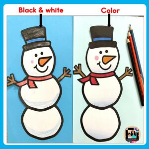 Build a Snowman Craft & Craftivities |Winter Craft - Made By Teachers