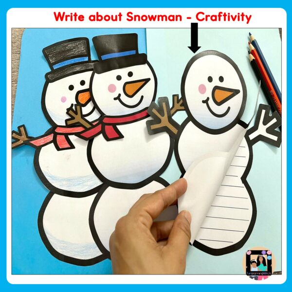 Build a Snowman Craft & Craftivities |Winter Craft - Made By Teachers