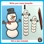 Build a Snowman Craft & Craftivities |Winter Craft - Made By Teachers