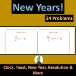 New Years Day Literal Equations | Made By Teachers