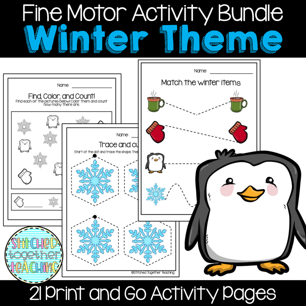 Winter Fine Motor Activity Center | Made By Teachers