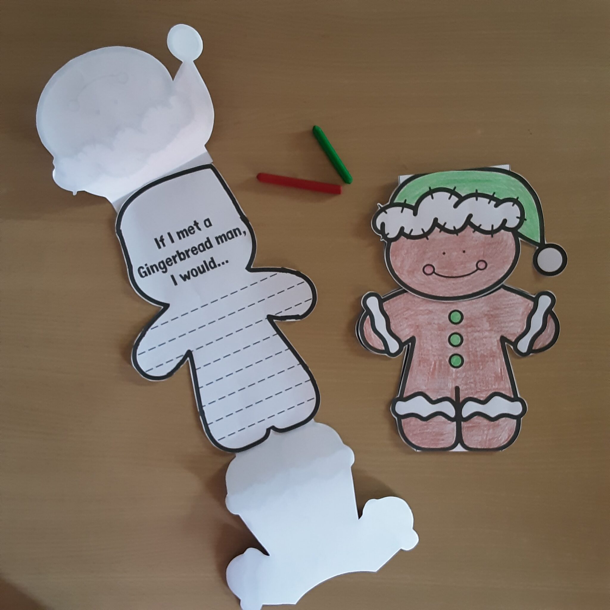 Gingerbread Writing Craft | Gingerbread Man Crafts | Made By Teachers