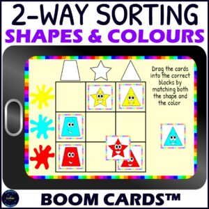Sorting Shapes and Colors Activity - Digital Game - Made By Teachers