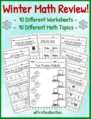 Winter Math Worksheet Activities - Made By Teachers