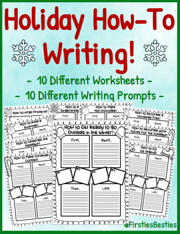 How-To Step by Step Writing Worksheets! Winter | Made By Teachers