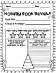 Holiday Book Review! Reading Comprehension for Fun - Made By Teachers